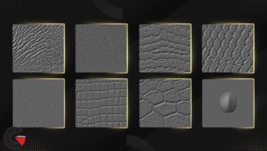 Artstation – 135 Animal Skin Alpha - CGArchives